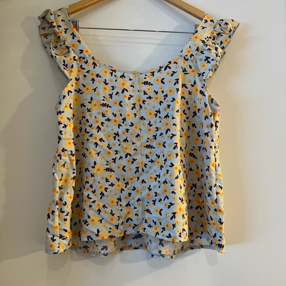 SHEIN | Tops | Summer Shein Flower Shirt Xl | Poshmark